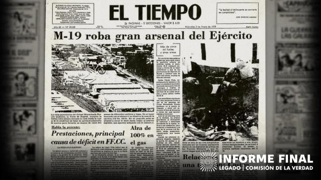 Asalto del M-19 al Cantón Norte profundiza la represión